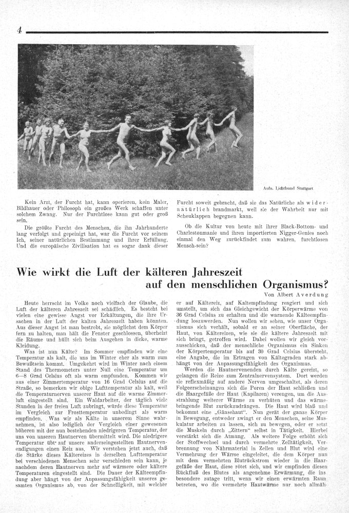 Freikörperkultur Und Lebensreform